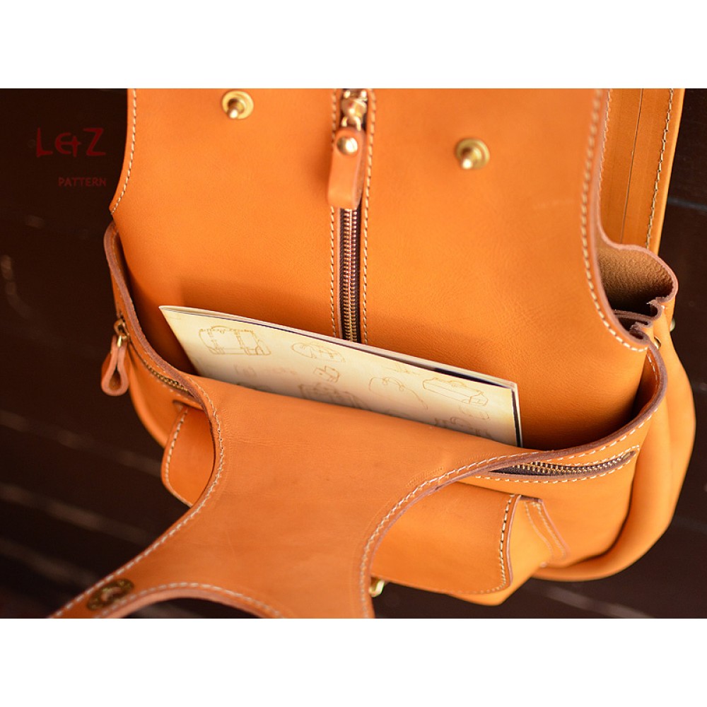 bag sewing patterns backpack patterns PDF BDQ-12 LZpattern design hand ...