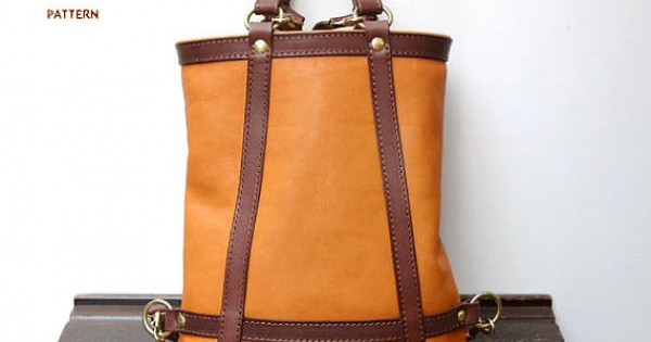 PDF sewing patterns backpack handbag Multi-role bag BDQ-19 LZpattern ...