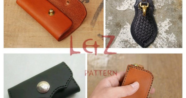 4 in 1, Sewing patterns key purse key case key holder patterns leather ...